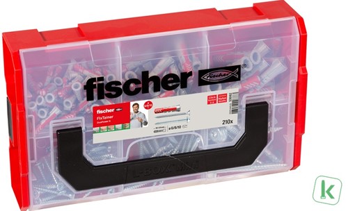 Fischer Duopower pluggen met schroeven – Set 210 stuks