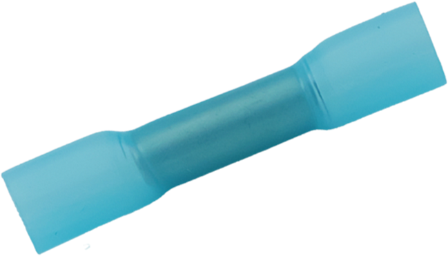 Stootverbinder met Krimpkous met Lijm 1,5-2,5 Blauw (Zak 100 stuks ...