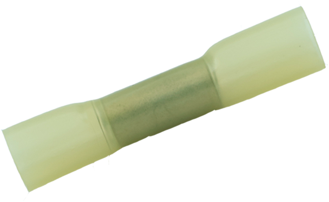 Stootverbinder met Krimpkous met Lijm 4-6 Geel (Zak 100 stuks ...
